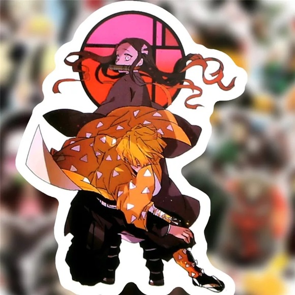 Design | 5pcs Demon Slayer Waterproof Vinyl Decal Stickers | Poshmark